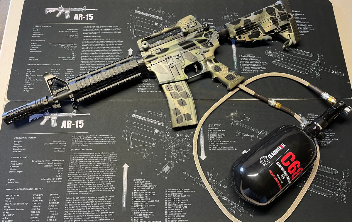 Custom Well M401 RIS Milsim HPA Kit - Gel Blaster Guns, Pistols ...