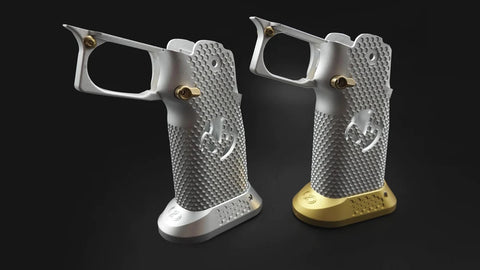 Hi-Capa CNC Aluminum Grip Set to suit TM Spec Pistols - Gel Blaster ...